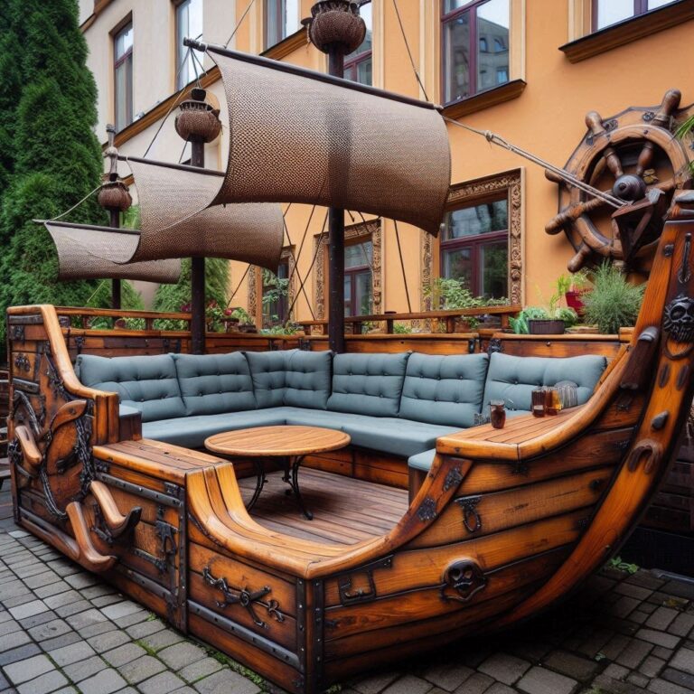 Transform Your Outdoor Space with Pirate Ship Patio Sofas