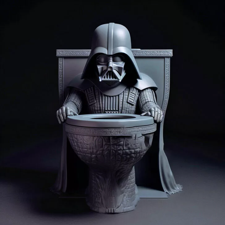 Galactic Elegance: Transform Your Bathroom with Star Wars Toilets