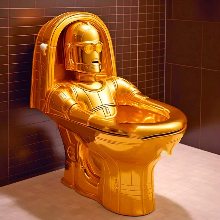 Galactic Elegance: Transform Your Bathroom with Star Wars Toilets