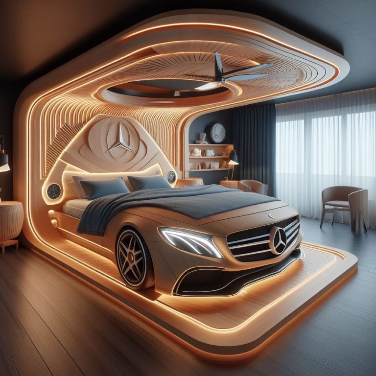 Sleeping in Style: Transform Your Bedroom with a Mercedes-Inspired Bed