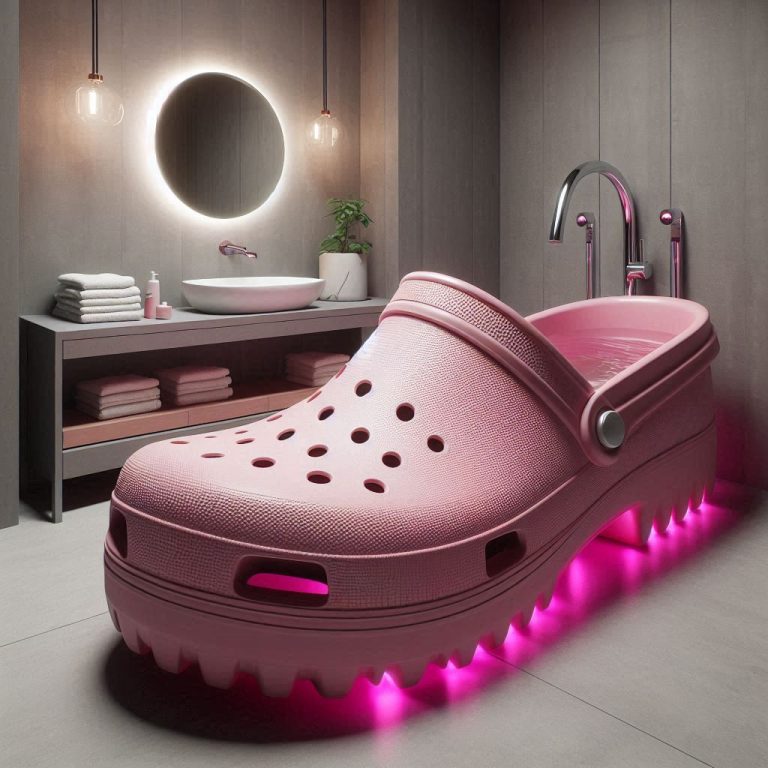 Crocs-Inspired Bathtub Delight: Playful Decor Ideas for a Whimsical ...