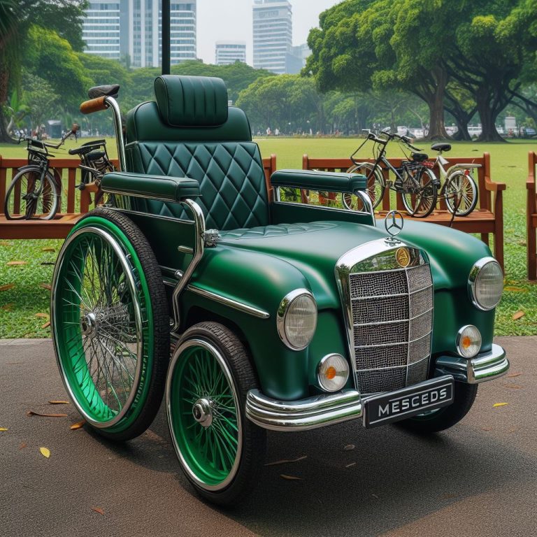 Mercedes-Inspired Wheelchair: A Fusion of Luxury and Accessibility