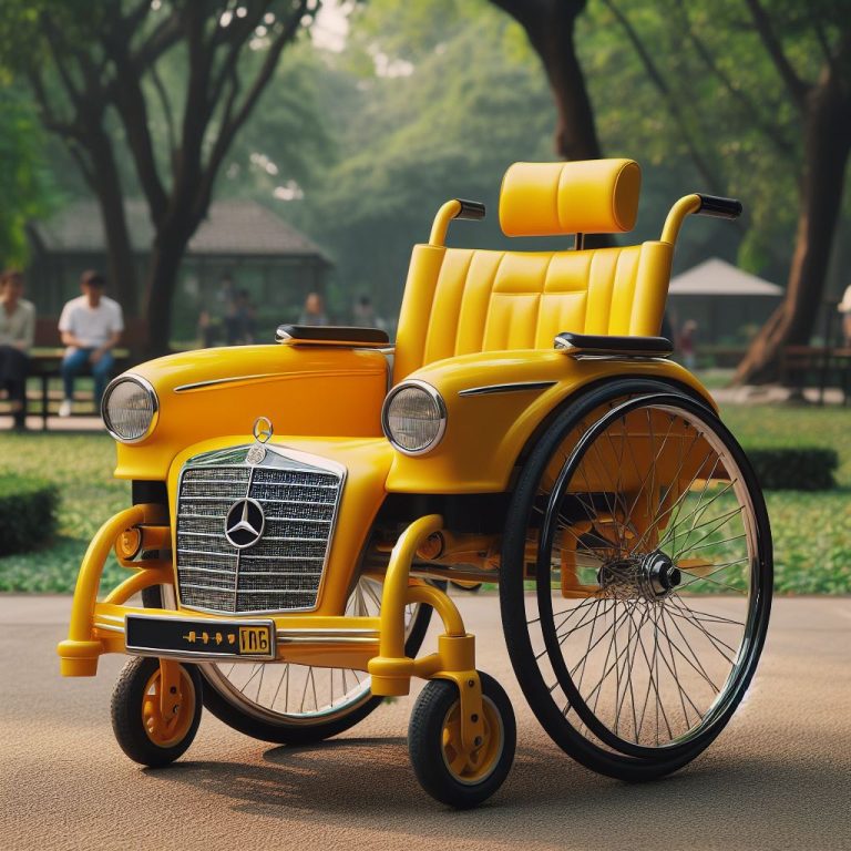 Mercedes-Inspired Wheelchair: A Fusion of Luxury and Accessibility