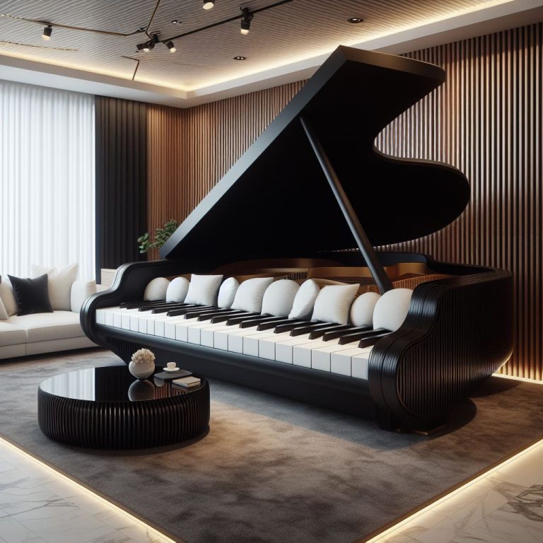 The Harmonious Symphony of Piano-Shaped Sofas: Design, Comfort, and ...