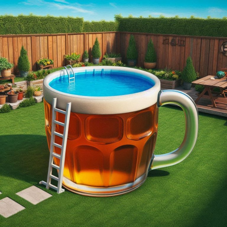 Discover the Charm of a Beer Mug Shaped Swimming Pool: A Unique ...