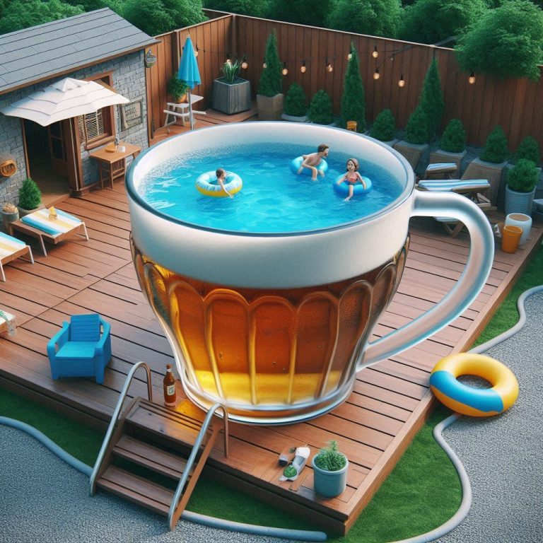 Discover the Charm of a Beer Mug Shaped Swimming Pool: A Unique ...