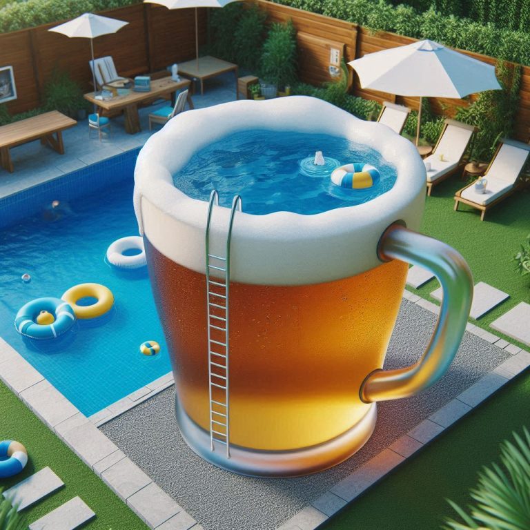 Discover the Charm of a Beer Mug Shaped Swimming Pool: A Unique ...