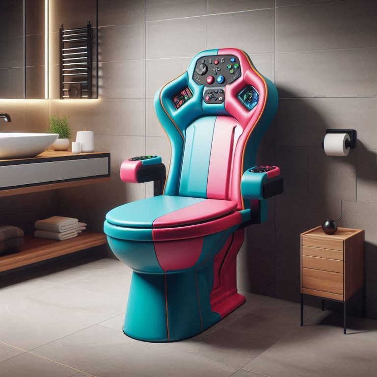 Exploring the Innovative Concept of Gaming Chair-Shaped Toilets