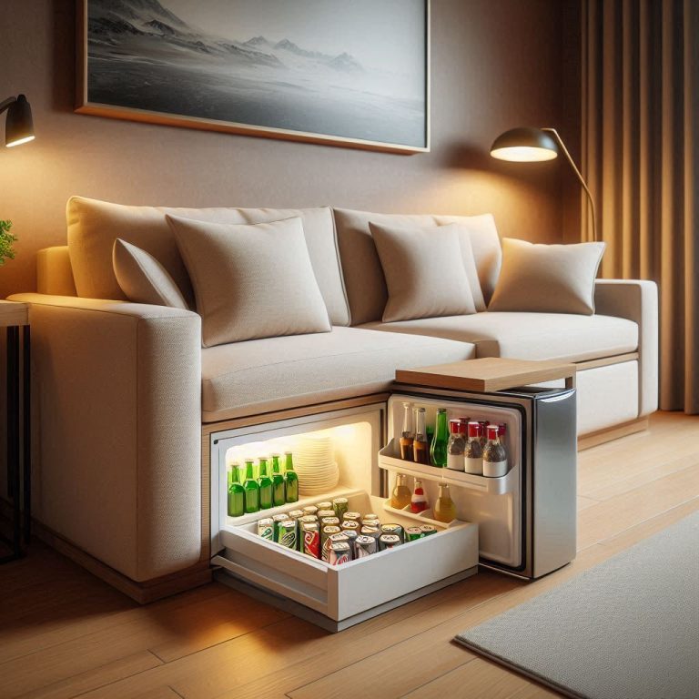The Ultimate Guide to a Sofa with Integrated Refrigerator: Luxury and ...