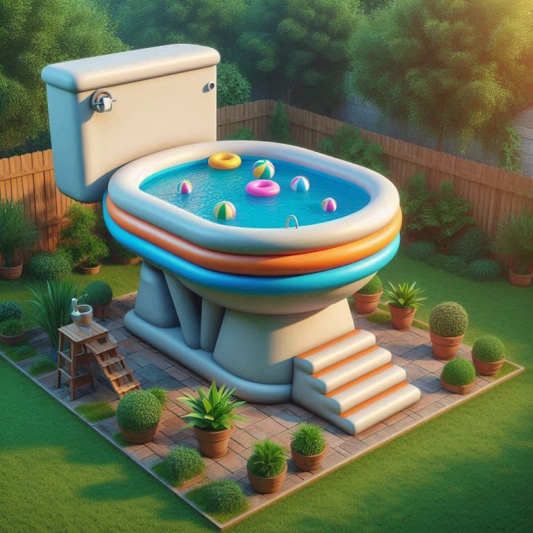 Toilet Shaped Pools: The Quirky Trend Taking Over Backyard Design