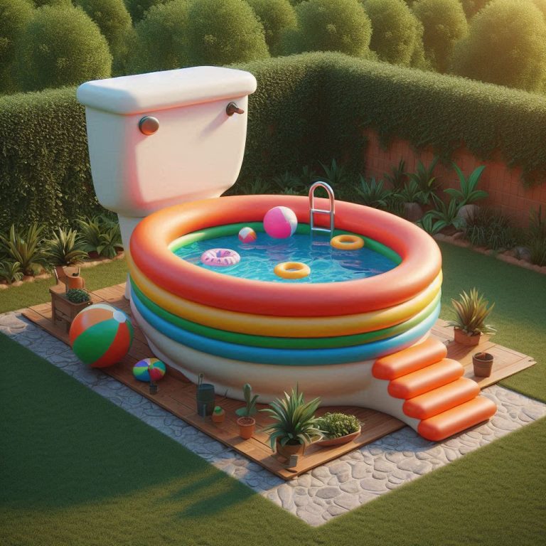Toilet Shaped Pools: The Quirky Trend Taking Over Backyard Design