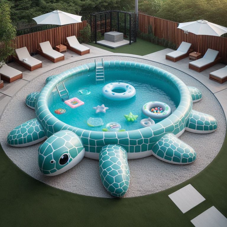 Designing a Luxurious Turtle Shaped Pool for Your Backyard Oasis