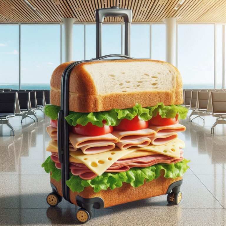 Sandwich Shaped Suitcase: The Quirky Travel Companion You Need