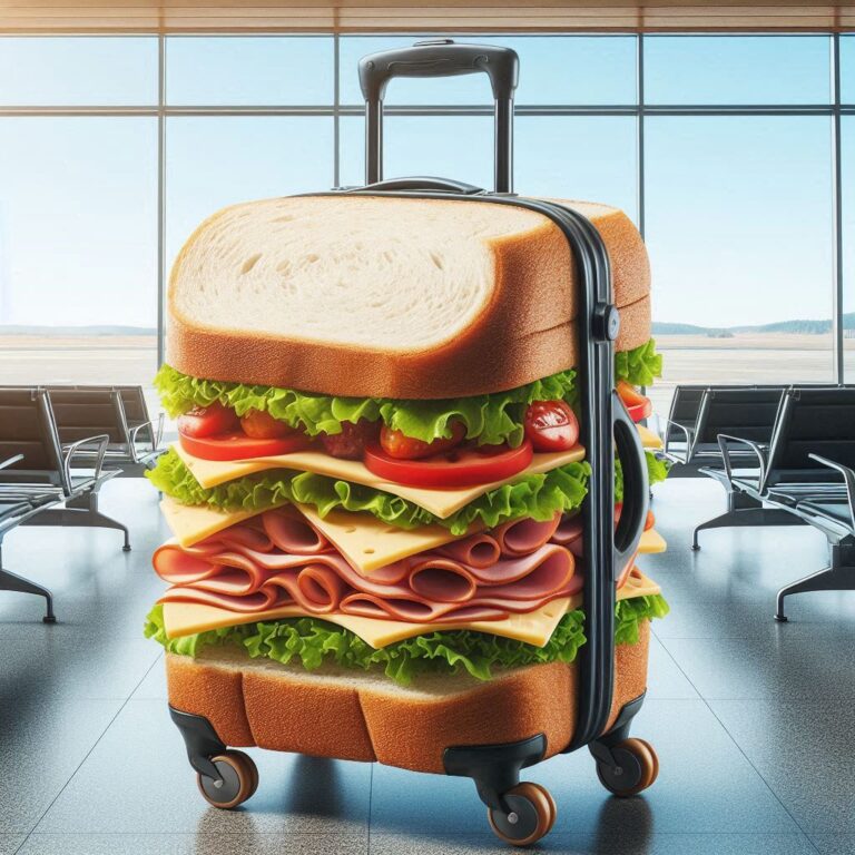 Sandwich Shaped Suitcase: The Quirky Travel Companion You Need