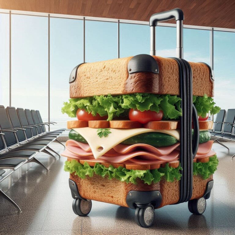 Sandwich Shaped Suitcase: The Quirky Travel Companion You Need