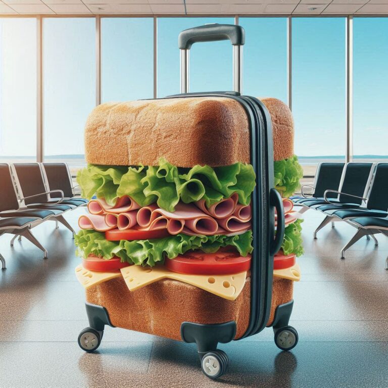 Sandwich Shaped Suitcase: The Quirky Travel Companion You Need