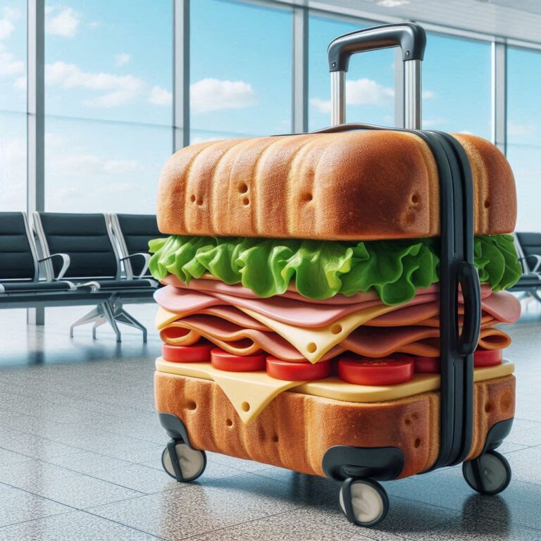 Sandwich Shaped Suitcase: The Quirky Travel Companion You Need