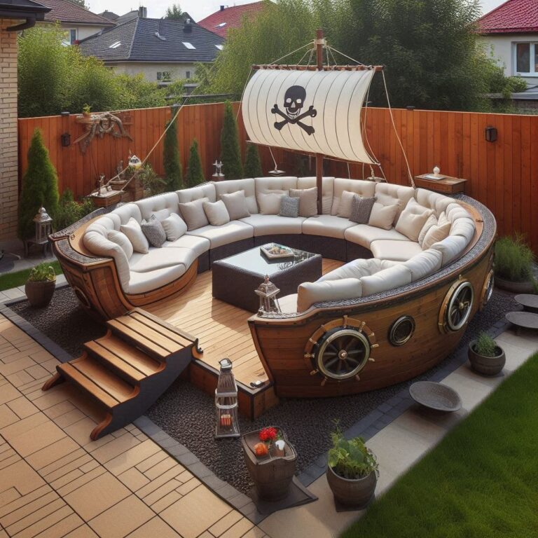 Transform Your Outdoor Space with Pirate Ship Patio Sofas