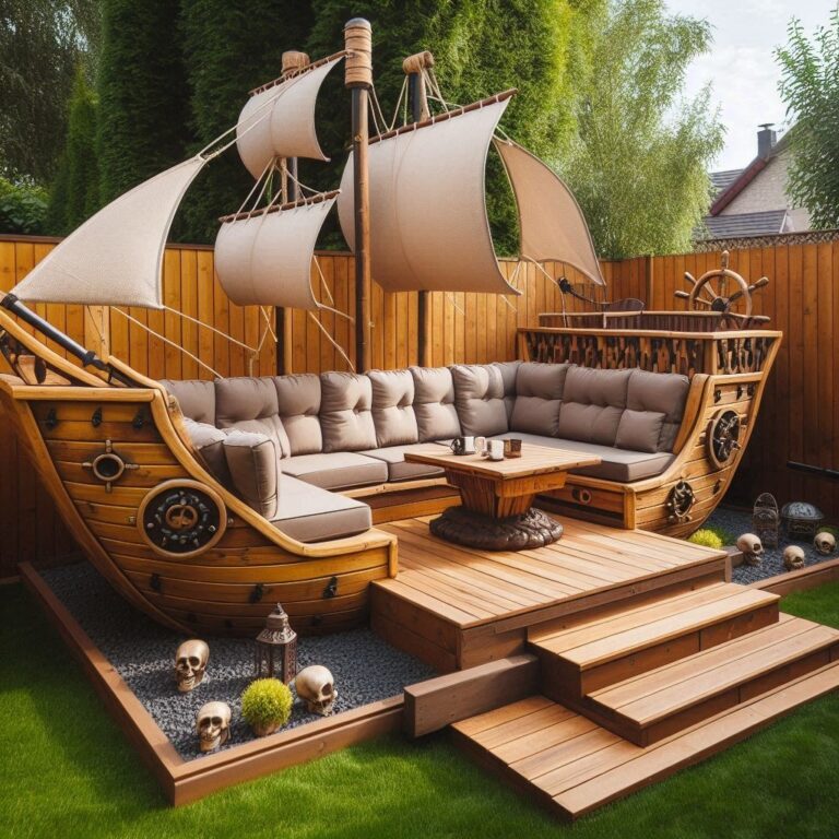 Transform Your Outdoor Space with Pirate Ship Patio Sofas