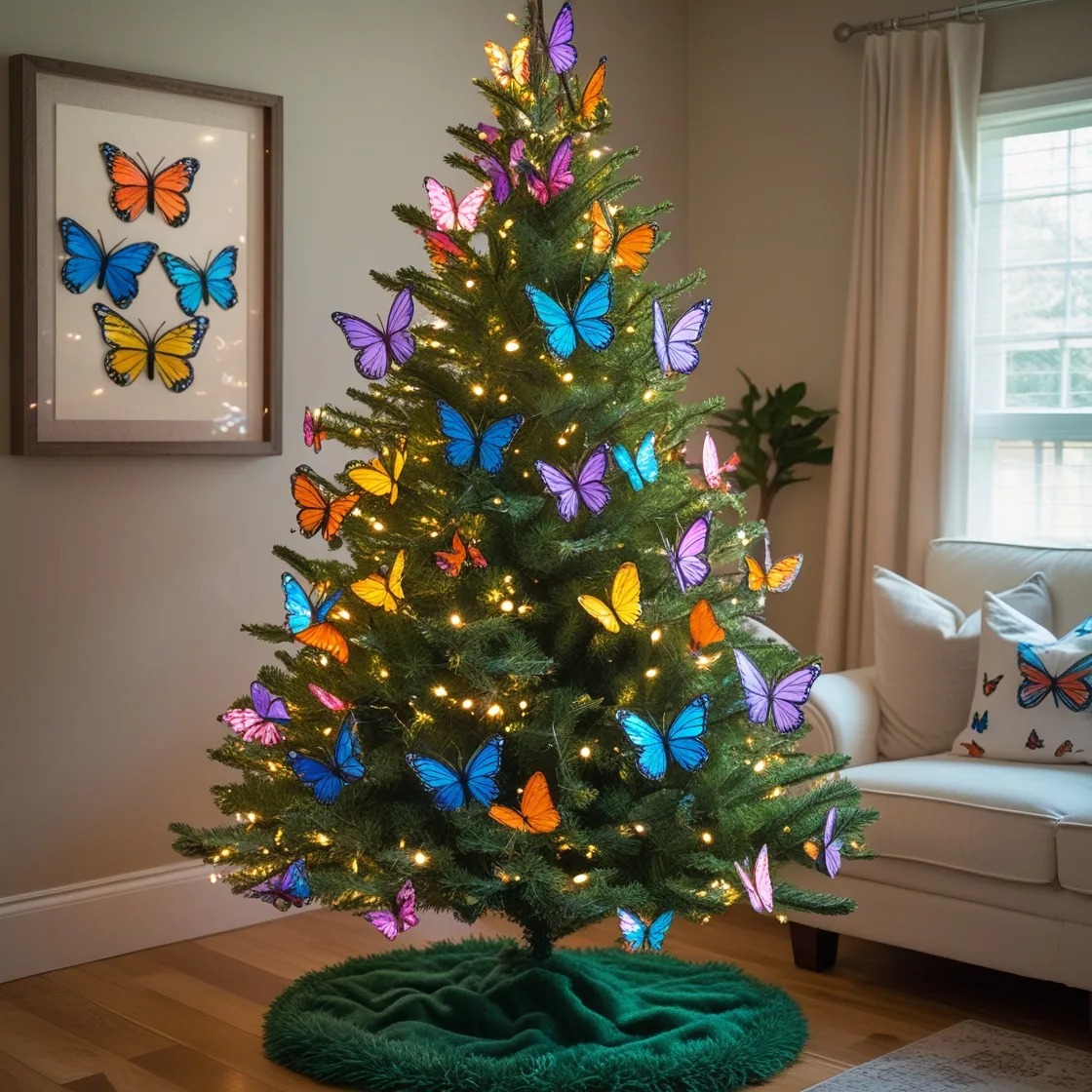 The Butterfly Christmas Tree: A Whimsical Fusion of Elegance and ...
