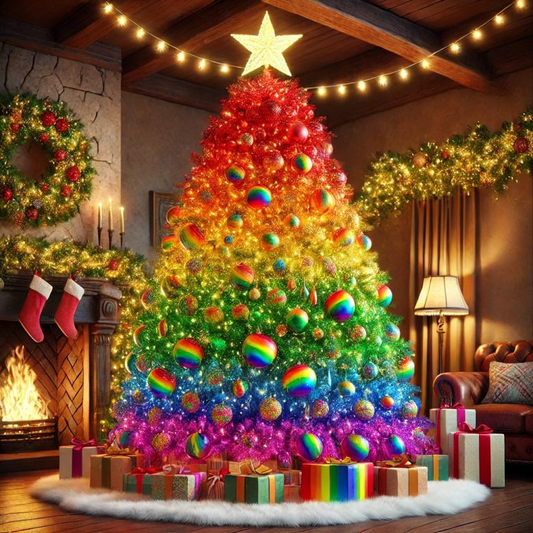 Rainbow Christmas Tree: A Colorful Twist on Holiday Traditions