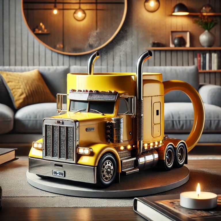 Semi Truck Coffee Mug: A Unique Blend of Functionality and Style