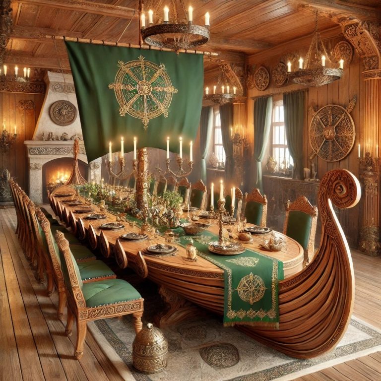 Viking Ship Dining Table: A Unique Blend of Heritage and Creativity