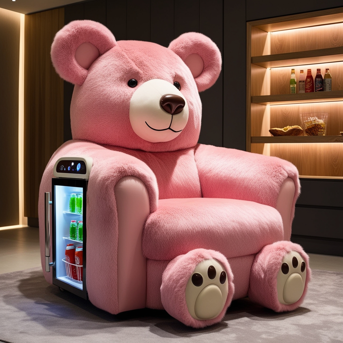 Animal Recliners with Mini Fridges: A Fusion of Whimsy and Practicality