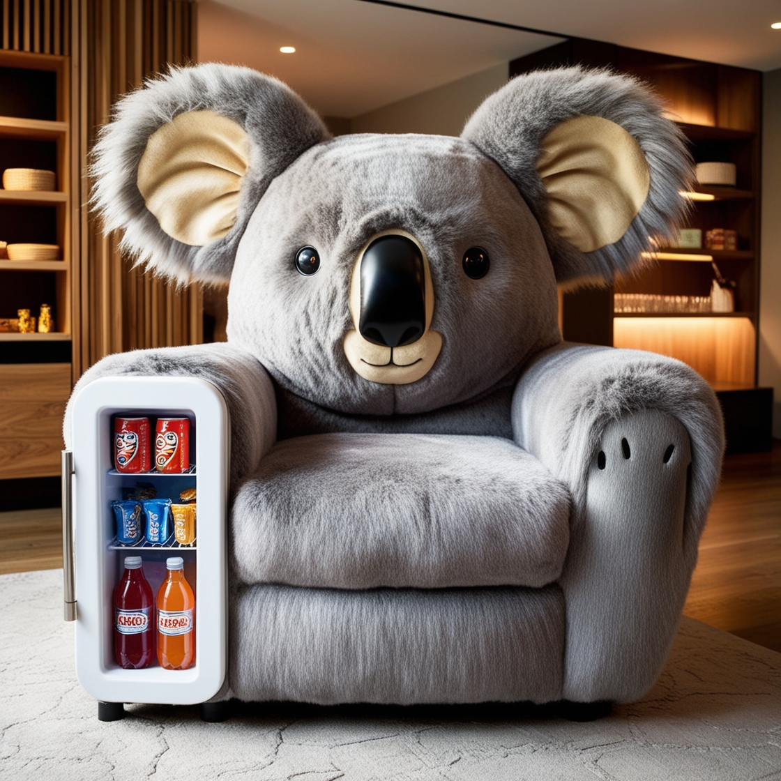 Animal Recliners with Mini Fridges: A Fusion of Whimsy and Practicality