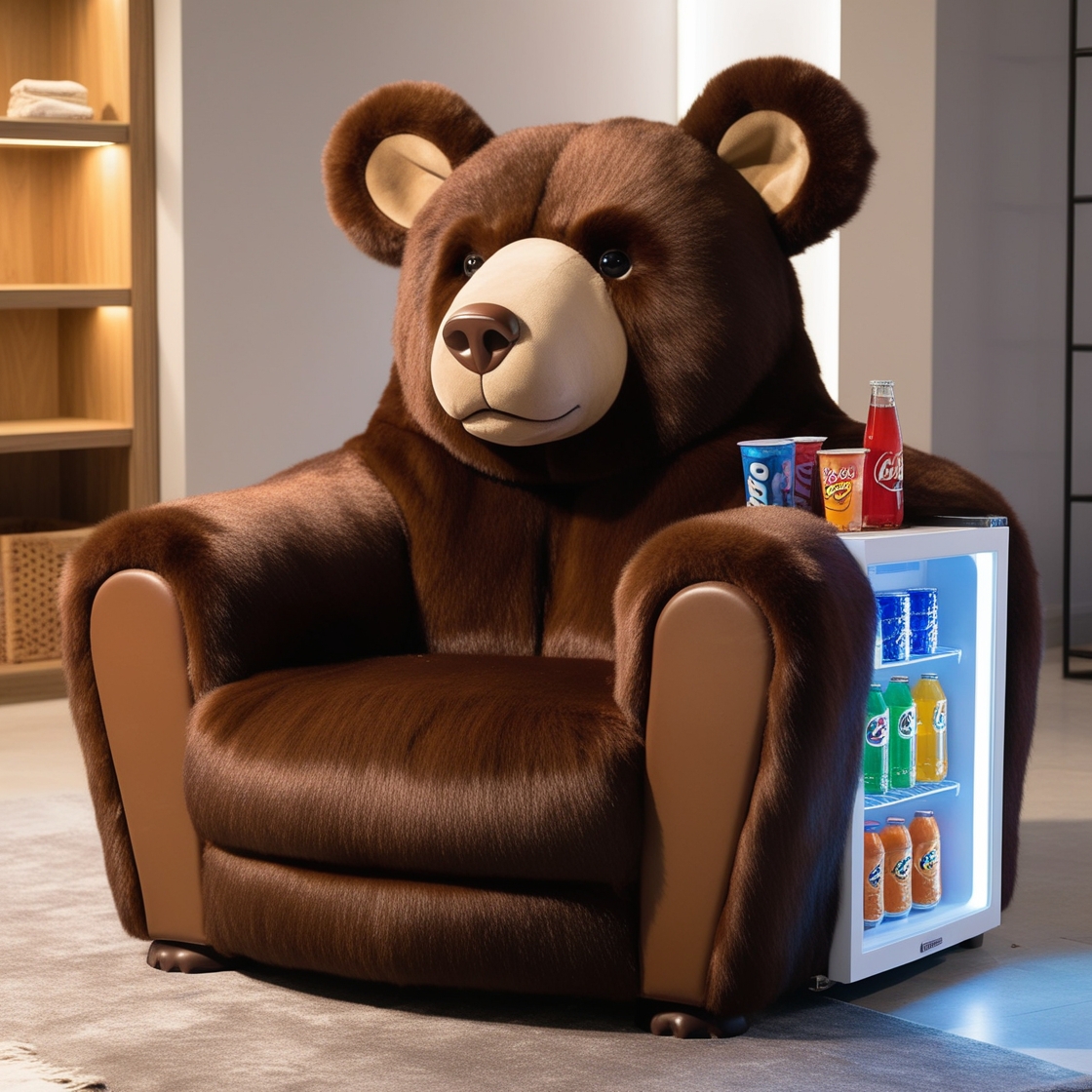 Animal Recliners with Mini Fridges: A Fusion of Whimsy and Practicality