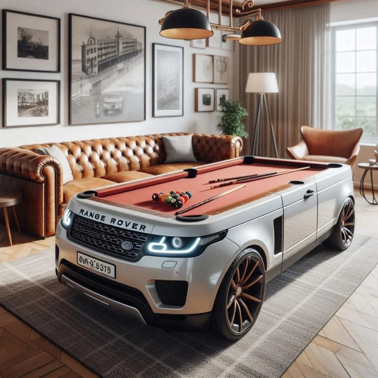 Range Rover-Shaped Pool Tables: The Ultimate Luxury Gaming Experience