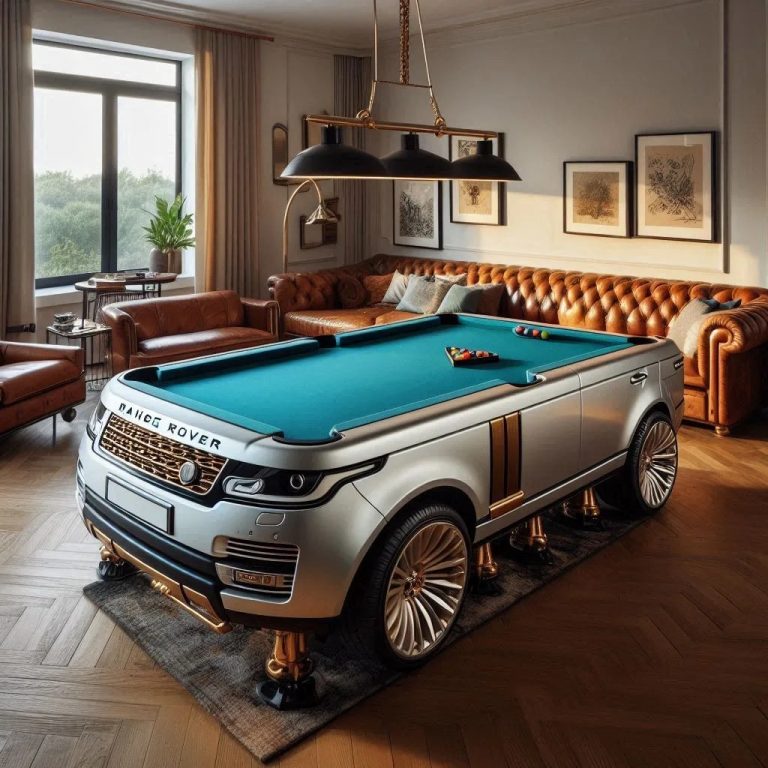 Range Rover-Shaped Pool Tables: The Ultimate Luxury Gaming Experience