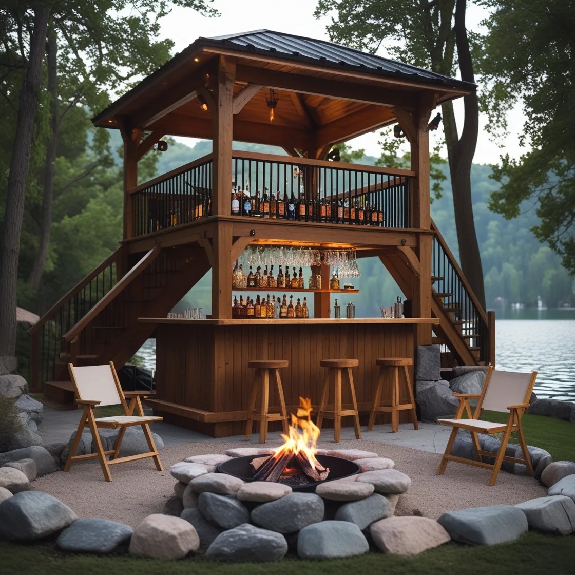 Wooden Backyard Bars: The Ultimate Outdoor Entertainment Experience
