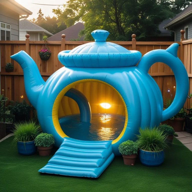 Giant Inflatable Teapot Pools: Redefining Summer Fun with Whimsy and Style