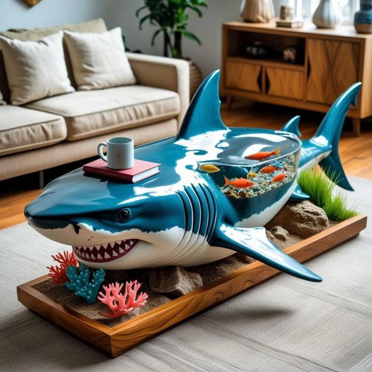 Bring the Ocean Home: Exploring the Charm of the Aquarium Shark Coffee ...