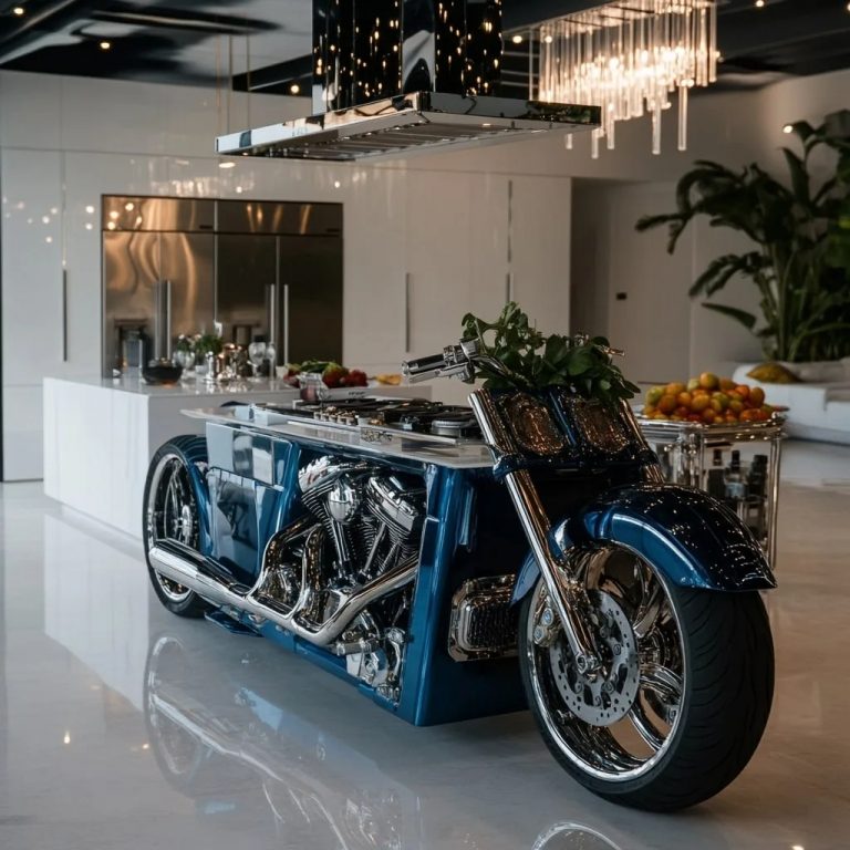 Harley Davidson Kitchen Island: A Bold Statement for Motorcycle Lovers ...
