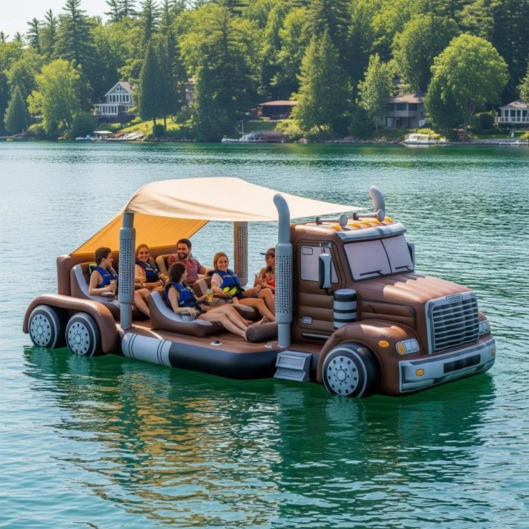 Haul in the Fun: Why Semi-Truck Lake Party Floats Are the Ultimate ...